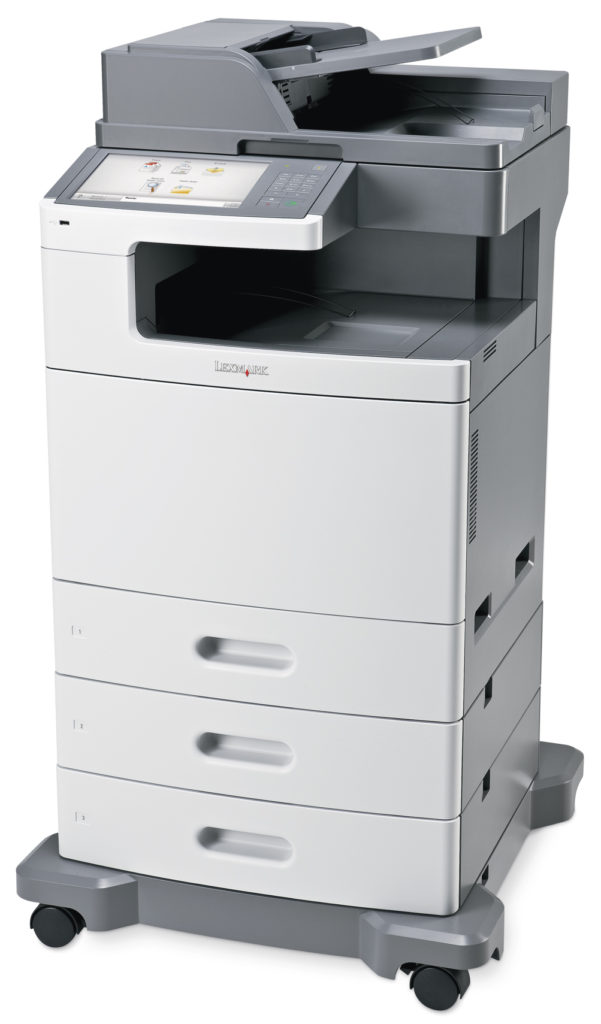 Lexmark XS796dte Color Laser Copier | Total Rental Solutions